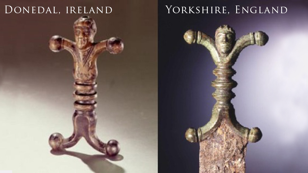 Anthropomorphic Celtic Sword (#1532) - Darksword-armory